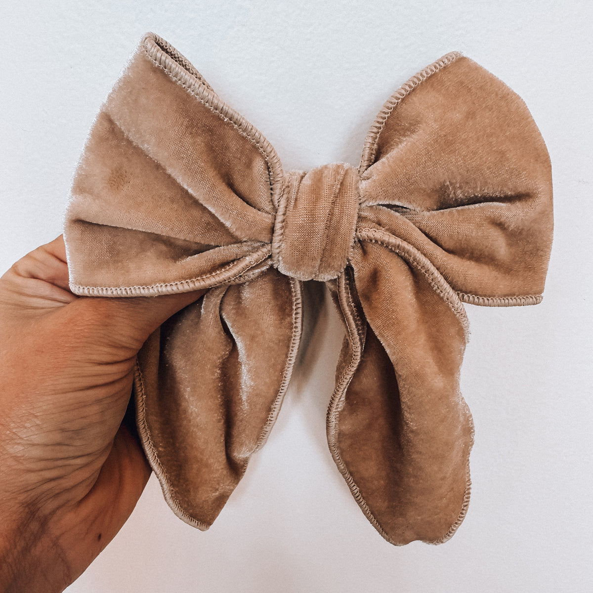 Velvet Jumbo Hand-Tied Bows-5 Colors – By the Grace of Bows
